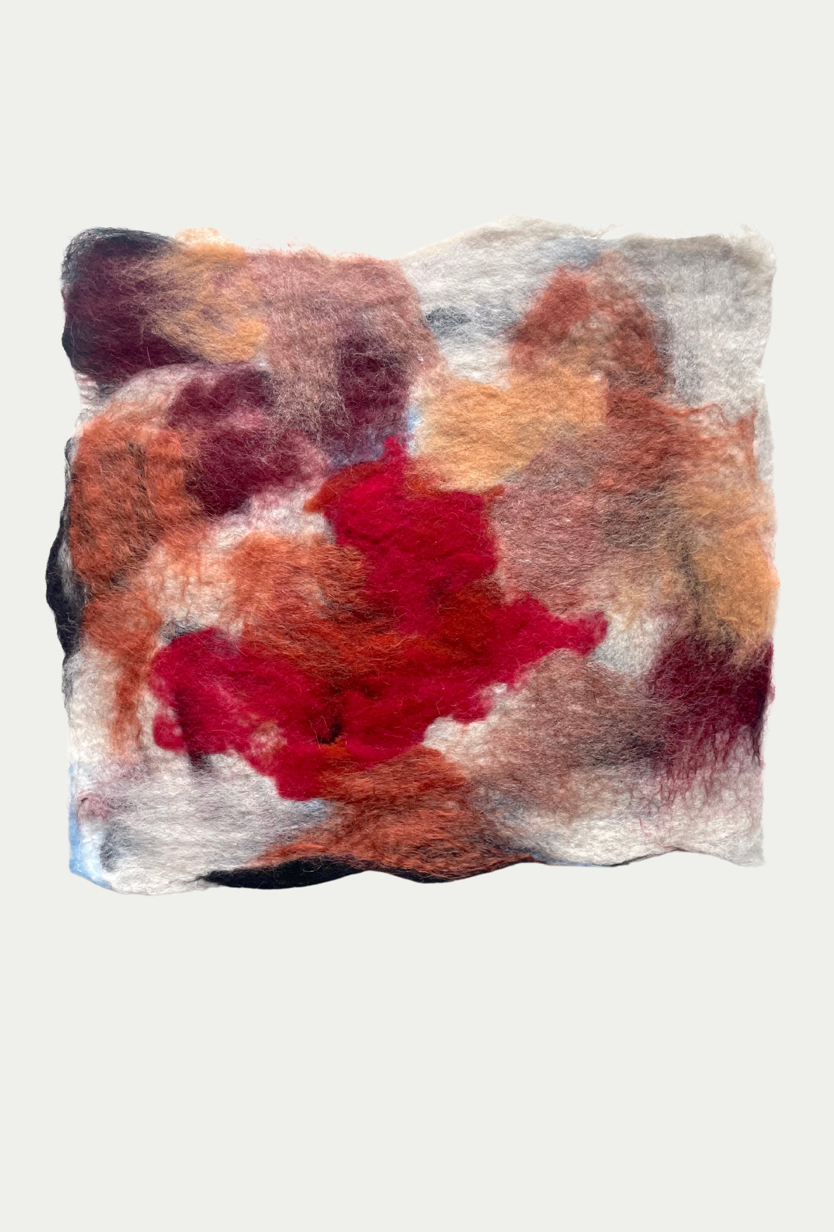 Claudy Jongstra | Felted Artwork Walnut (A3) | See All This Magazine